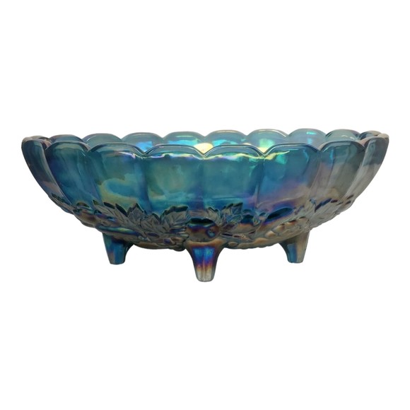 Indiana Glass | Accents | Vintage Indiana Iridescent Carnival Glass ...